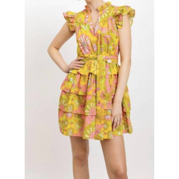 FLORA BEA | Dresses | New Flora Bea Julee Dress In Green Sunkist | Poshmark